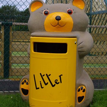 Interactive talking bins for school playgrounds & the public realm